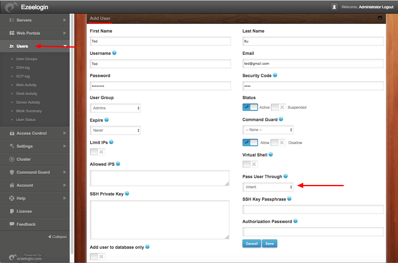 How To Ssh To Remote Server With The Same Username With Which I Logged In Ezeelogin Ssh Gateway